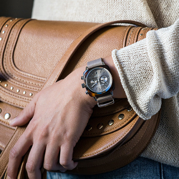 Clubmaster Classic Acetato Taupe - Color Plata – Tesoromio Chile